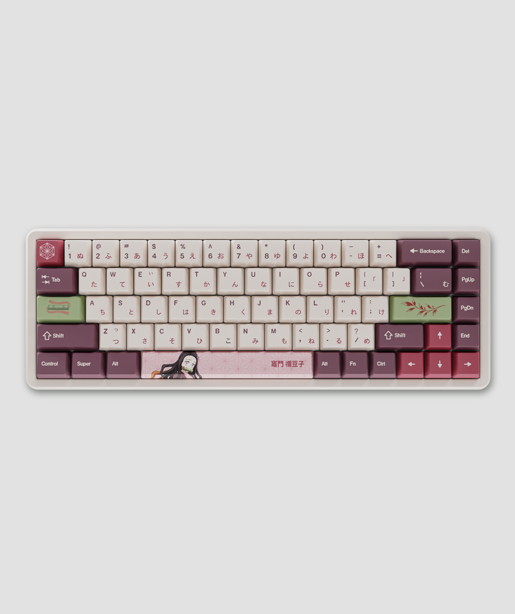 Nezuko keycap set - Demon Slayer Official Anime Merchandise Keycaps ...