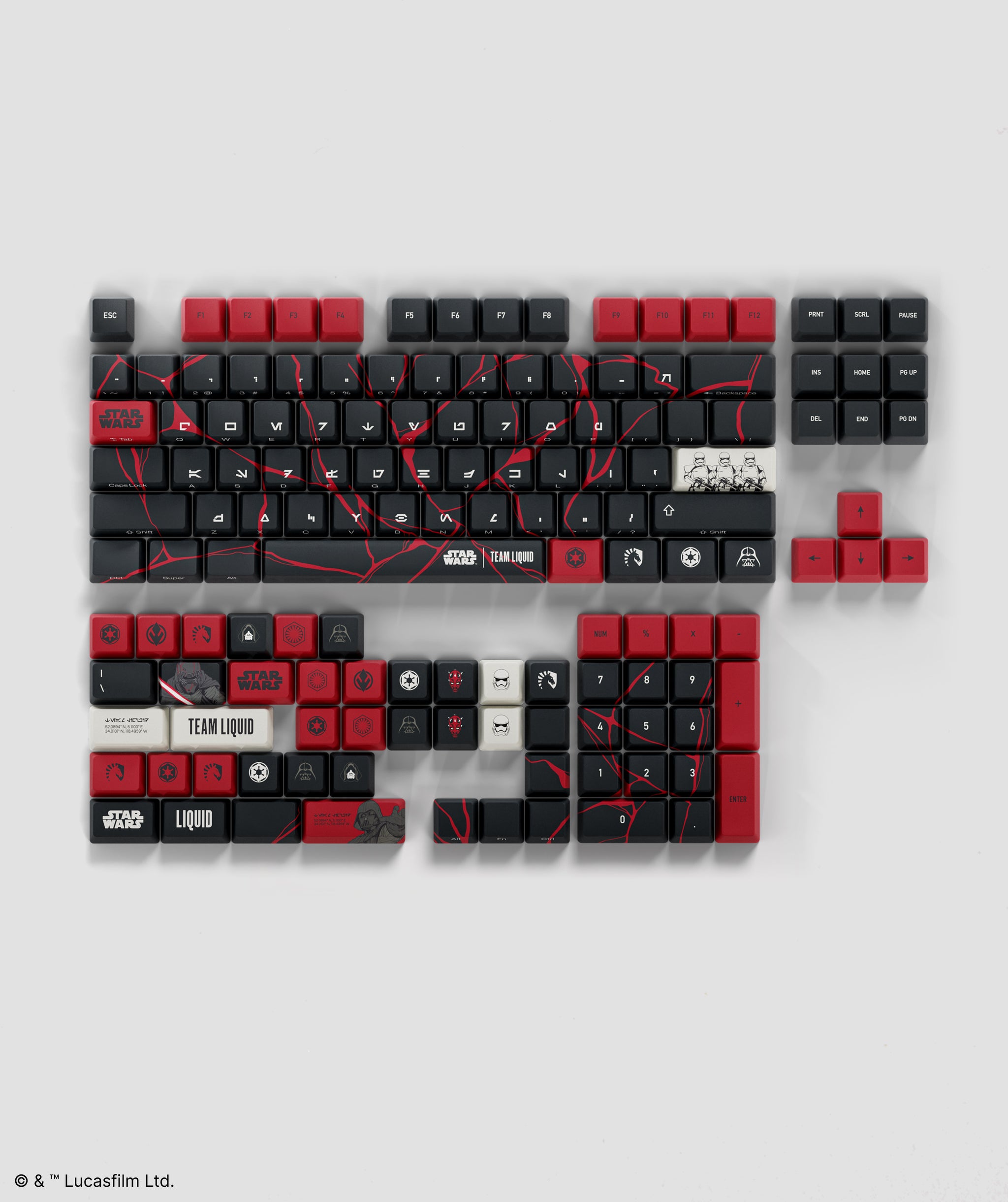 Star wars™ dark side keycap set – Team Liquid