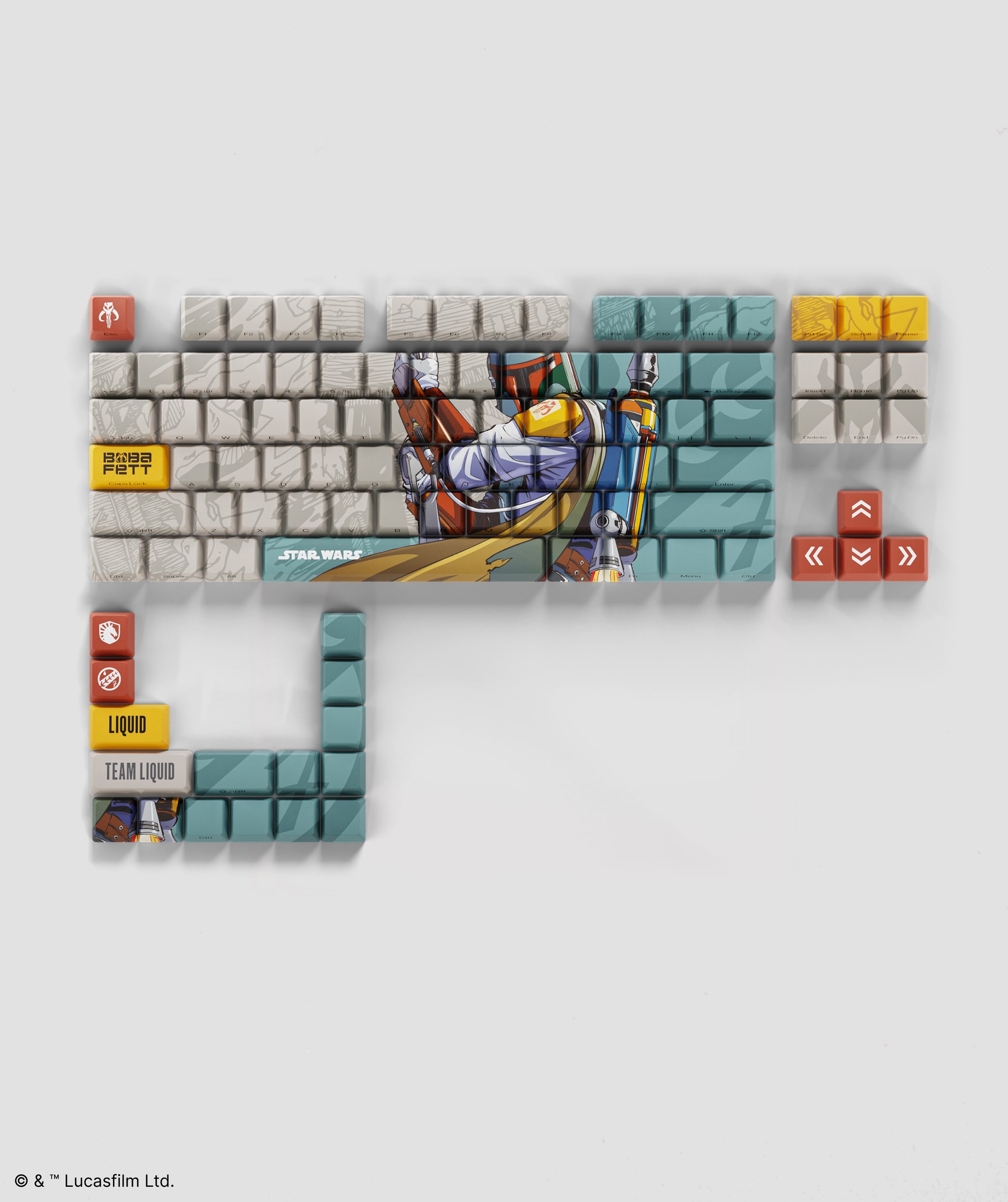 Star wars™ boba fett keycap set – Team Liquid