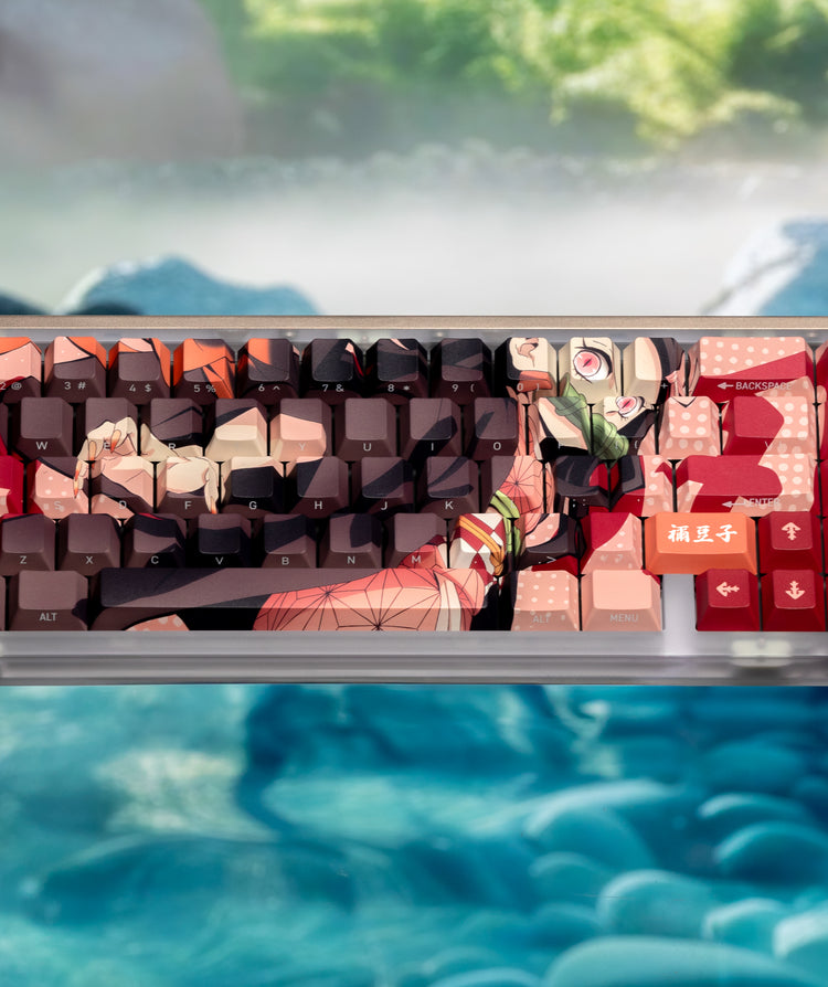 Nezuko full art keycap set - Demon Slayer Official Anime Merchandise ...