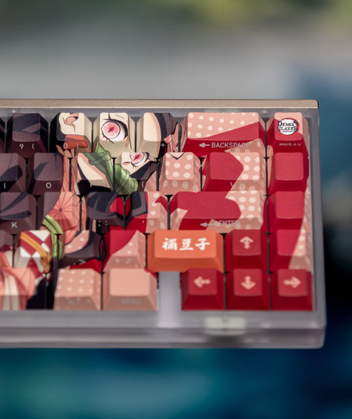 Nezuko full art keycap set - Demon Slayer Official Anime Merchandise ...