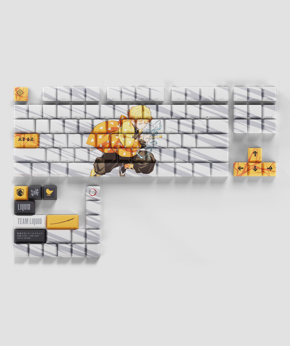 Zenitsu full art keycap set - Demon Slayer Official Anime Merchandise ...