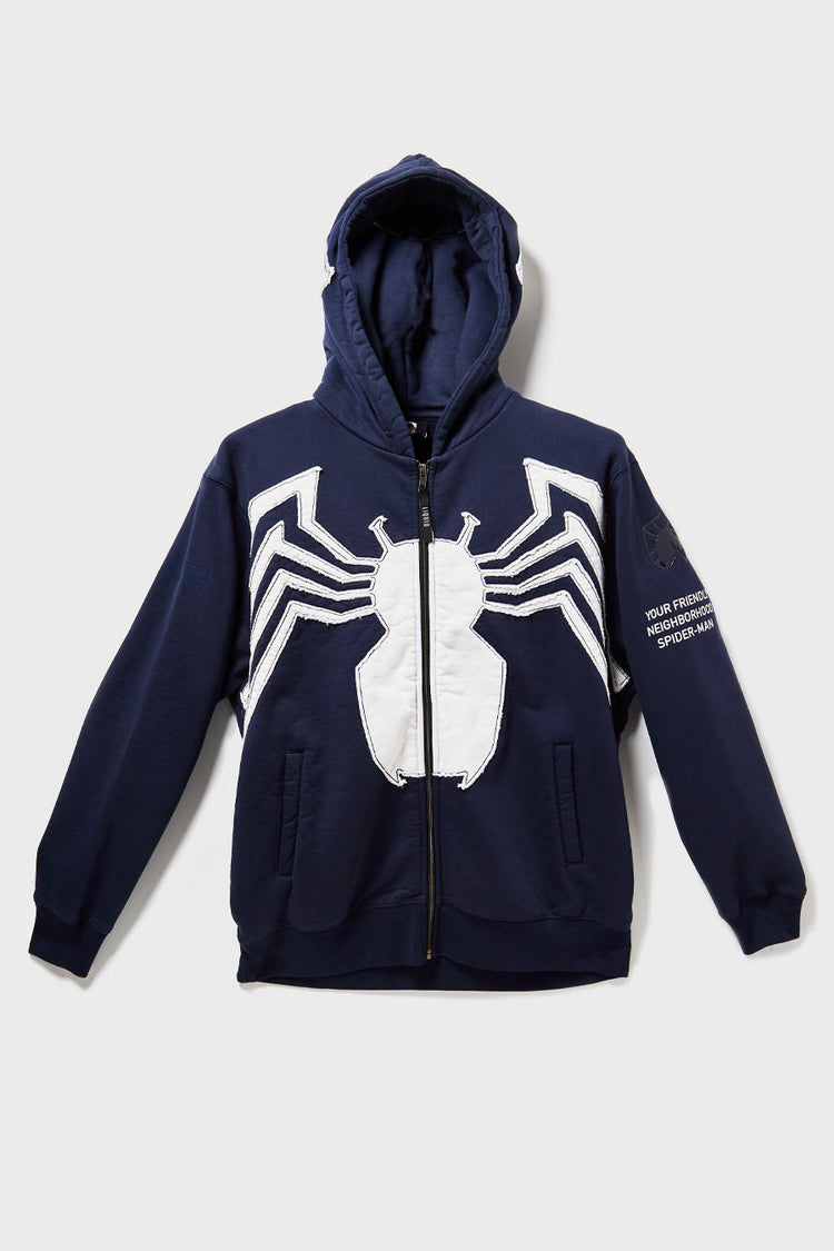 Liquid x marvel symbiote suit spider-man zipper jacket | Team Liquid Store