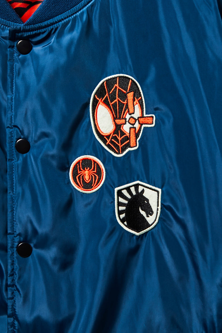 Liquid x marvel miles morales bomber jacket | Team Liquid Store