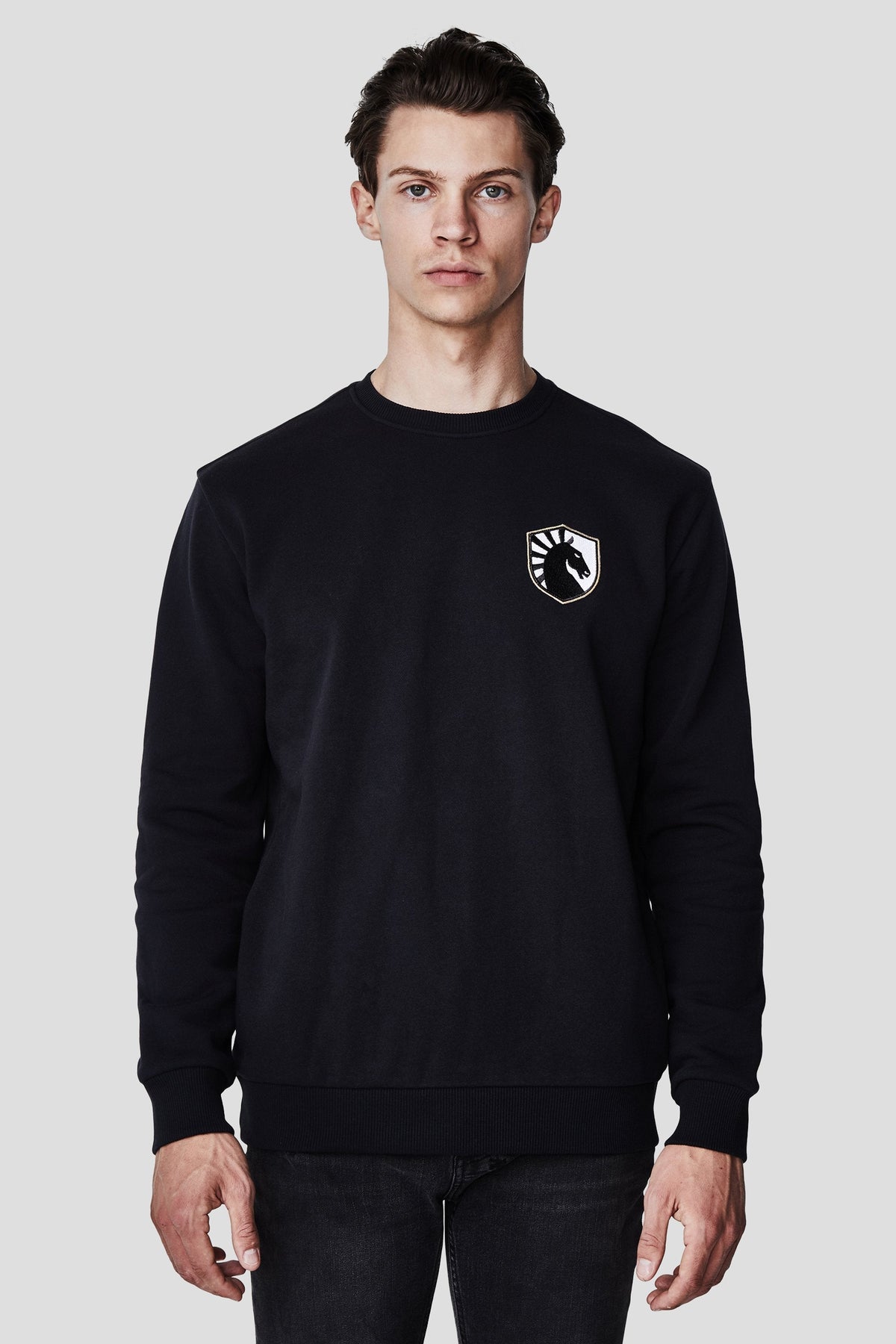 LIQUID CITY CREWNECK SWEATSHIRT - BLACK | Team Liquid