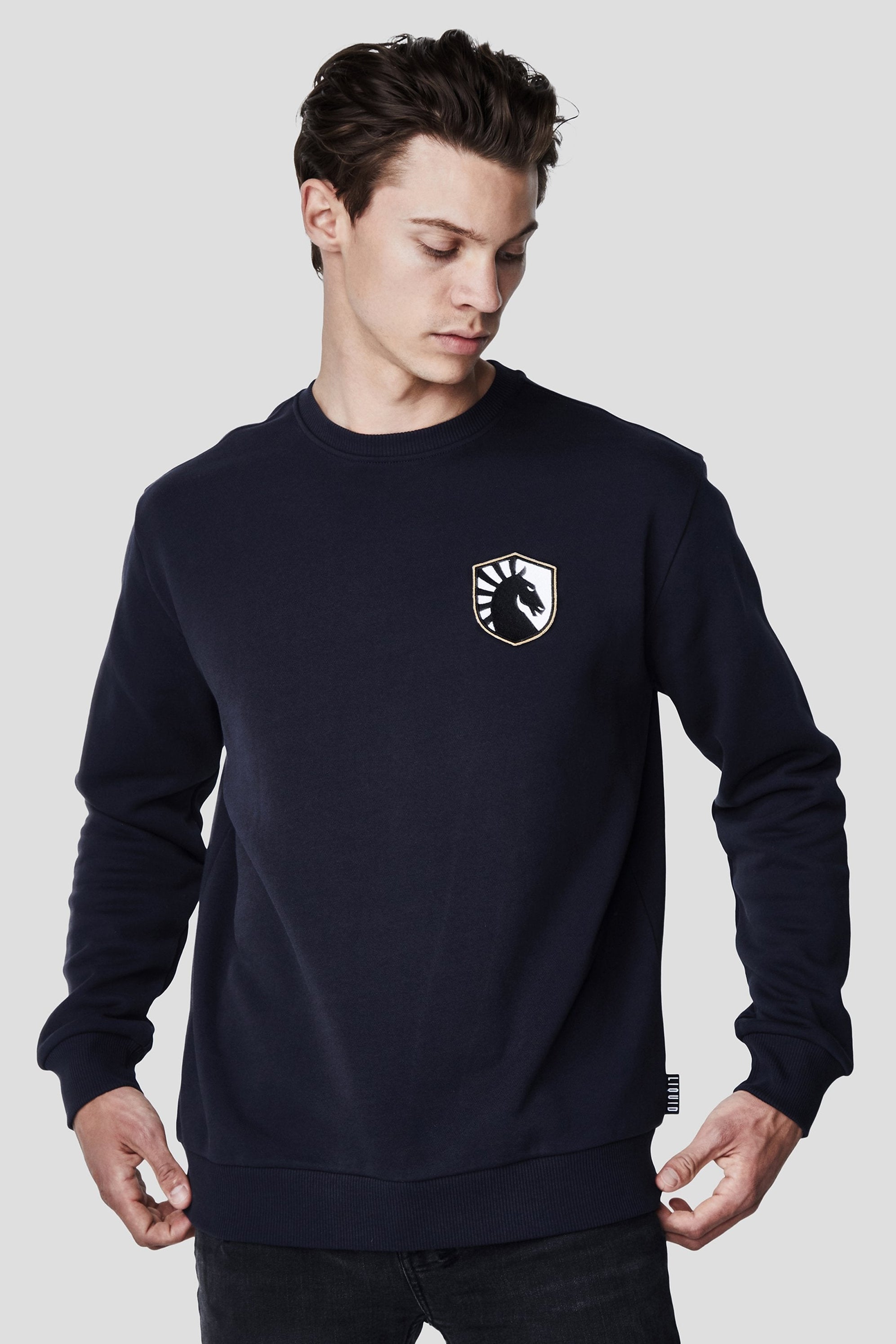 LIQUID CITY CREWNECK SWEATSHIRT - NAVY | Team Liquid